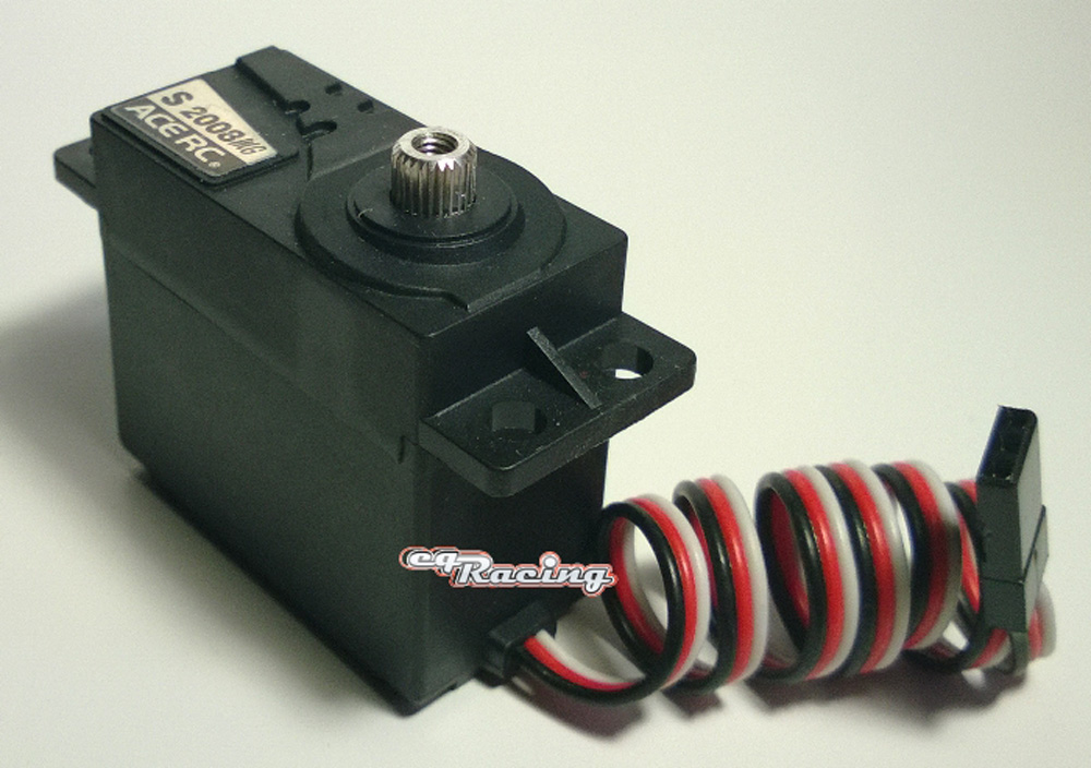 ACE RC Thunder Tiger Servo S2008MG 2-fach Kuggellager Metallgetriebe 9 ...